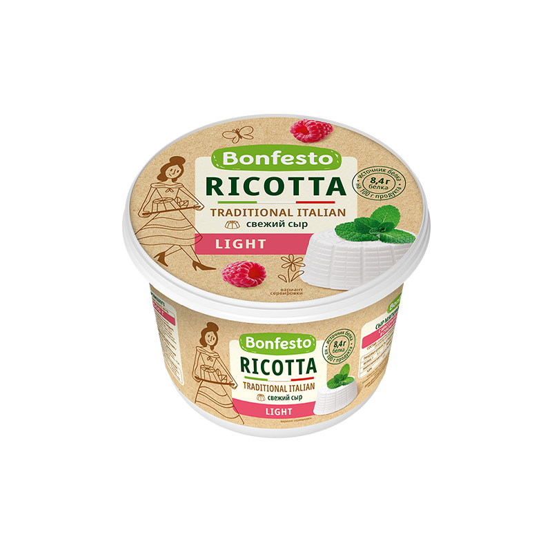Bonfesto Ricotta Cheese 40% 6 x 500g